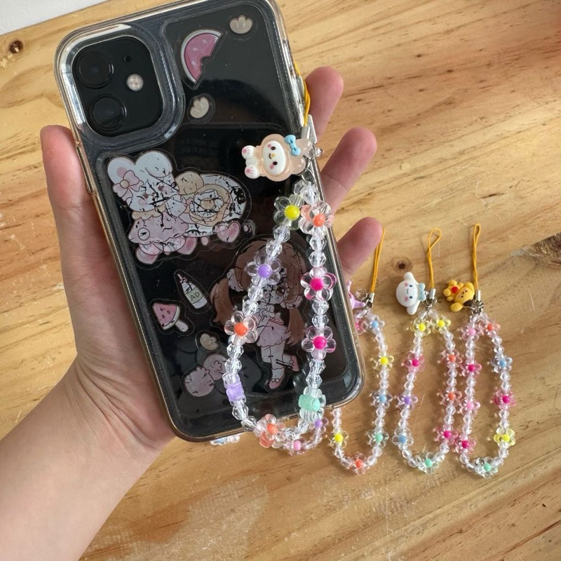 Jual Strap HP Manik Sanrio Luxury Premium / Tali HP Phone Strap ...