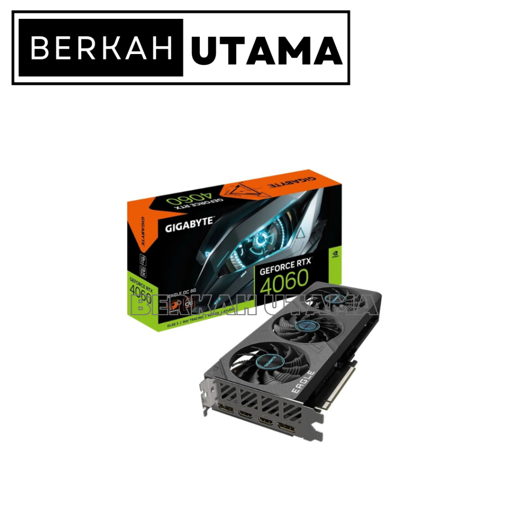 Jual GIGABYTE NVIDIA GEFORCE RTX 4060 EAGLE OC 8GB GDDR6 | Shopee Indonesia