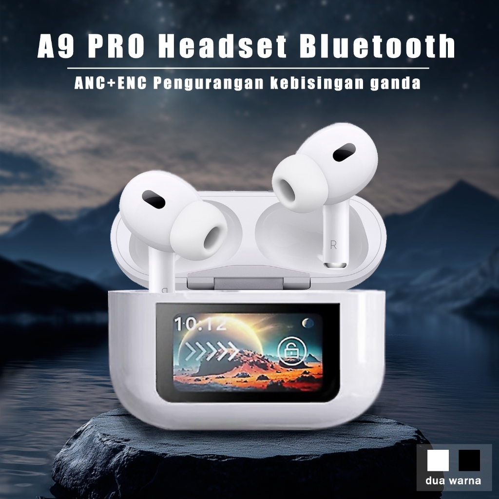 Jual [COD] A9 Pro Gaming TWS Bluetooth Headset Bass with Mic Touch ...