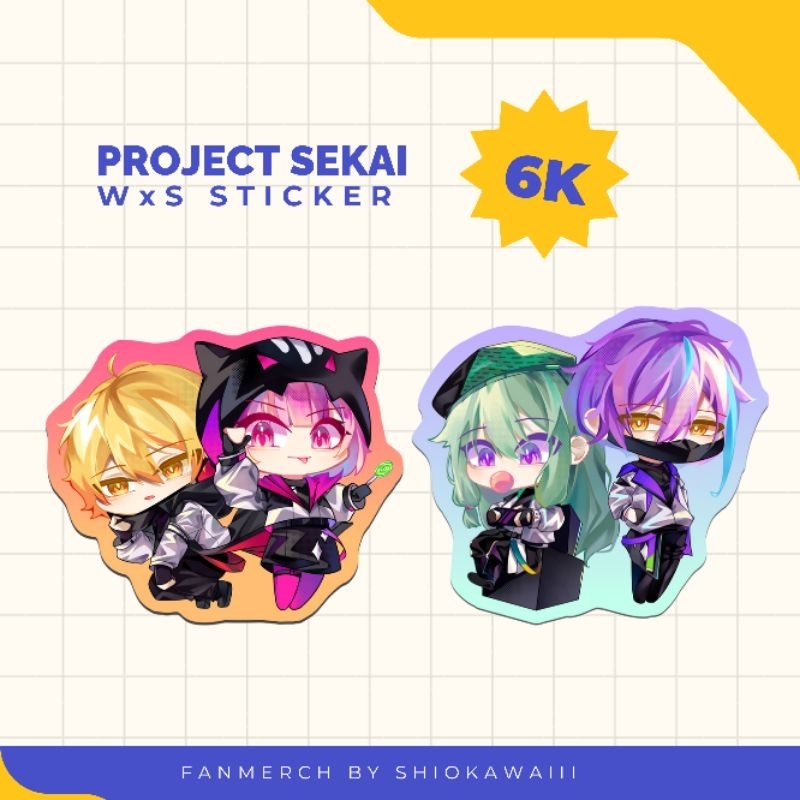 Jual Project Sekai WxS Fanmerch Sticker Cyberpunk Deadboy | Shopee ...