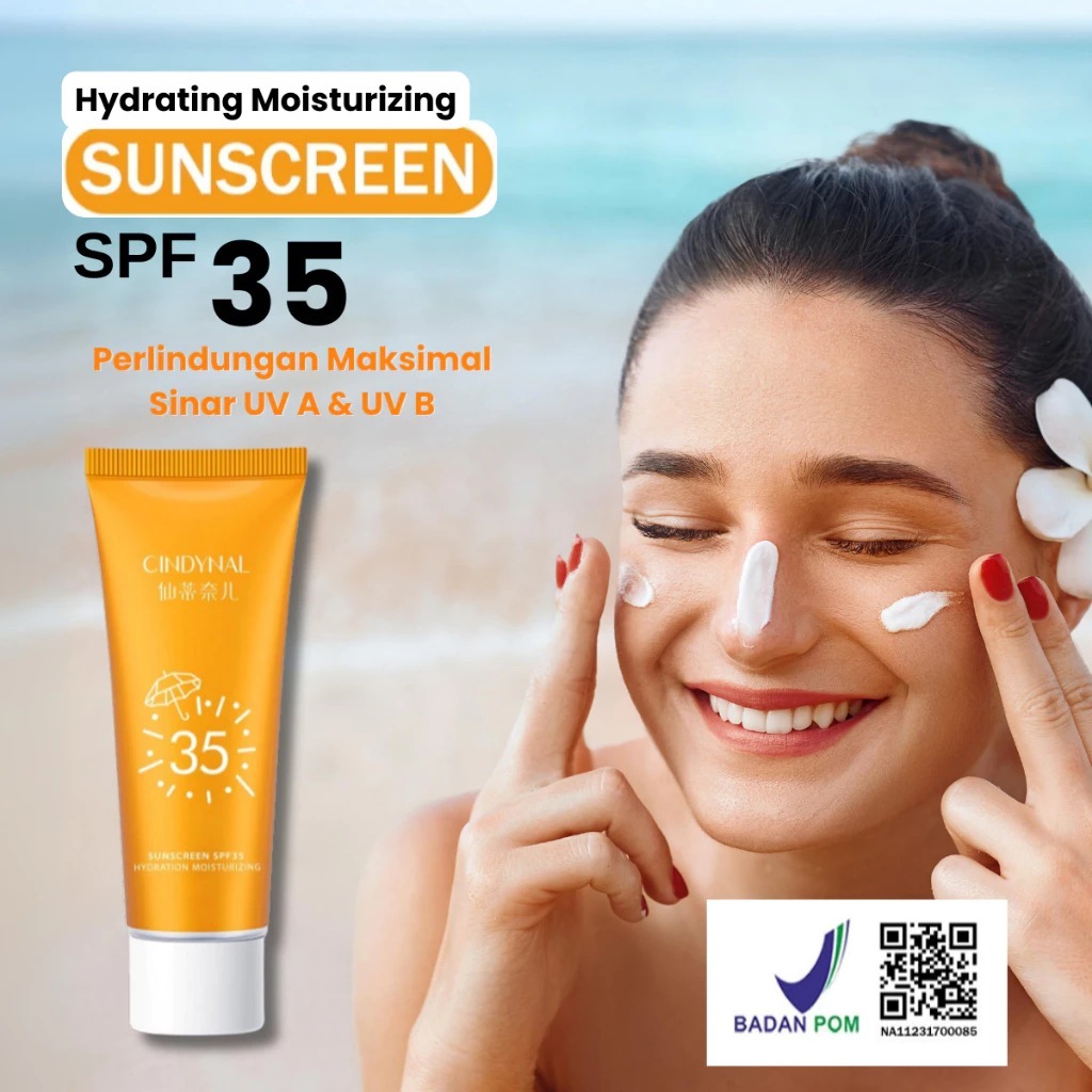 Jual Bpom CINDYNAL Sun Block SPF 50 Cream Pelindung Sinar Matahari ...