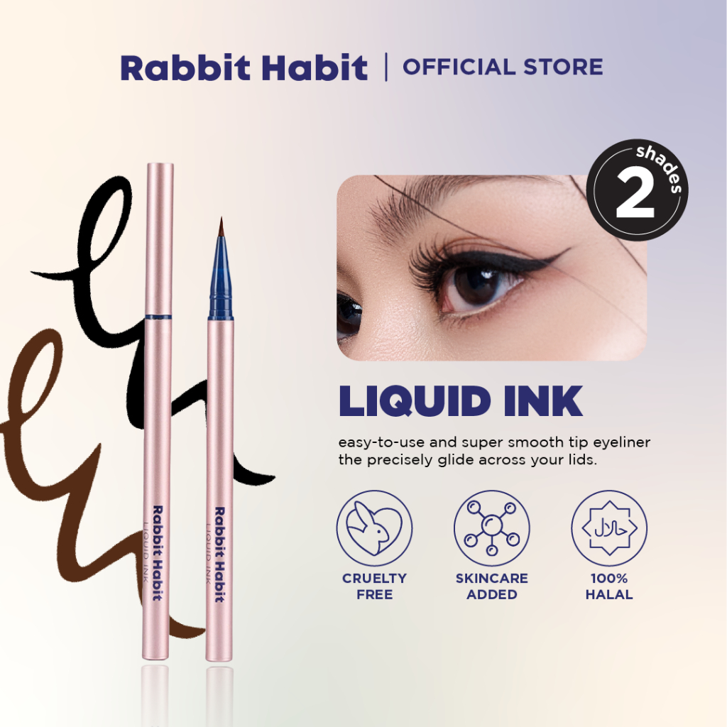 Jual [MUST HAVE] Rabbit Habit Eyeliner Liquid Ink - Waterproof ...