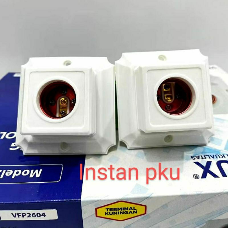 Jual Fitting plafon/Fitting lampu/Fitting plafon visalux segi 4 ...