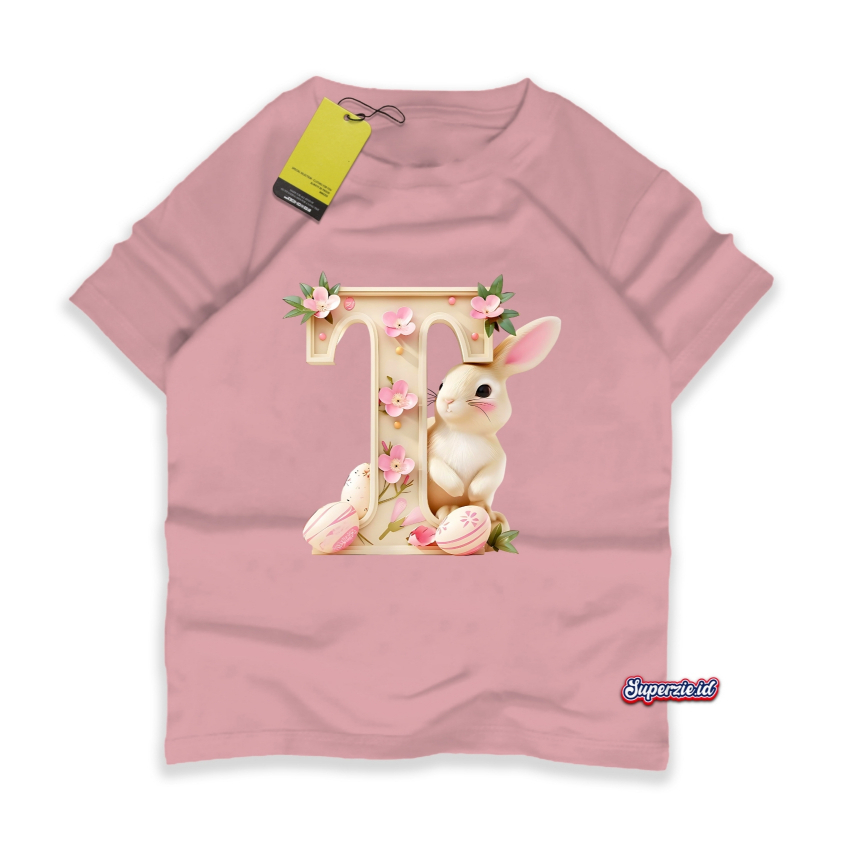 Jual RGKids Kaos Anak 3 Dimensi Huruf T Perempuan Alphabet Alphabet ...