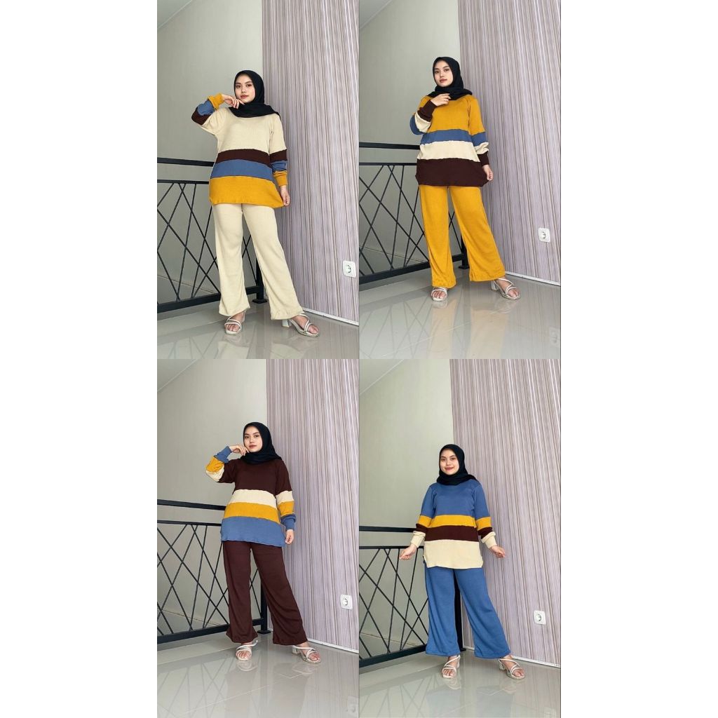 Jual TIRAMISU_MODE/SOPHIA SET/SETCEL KNIT VIRAL/KEKINIAN/STELAN PALING ...