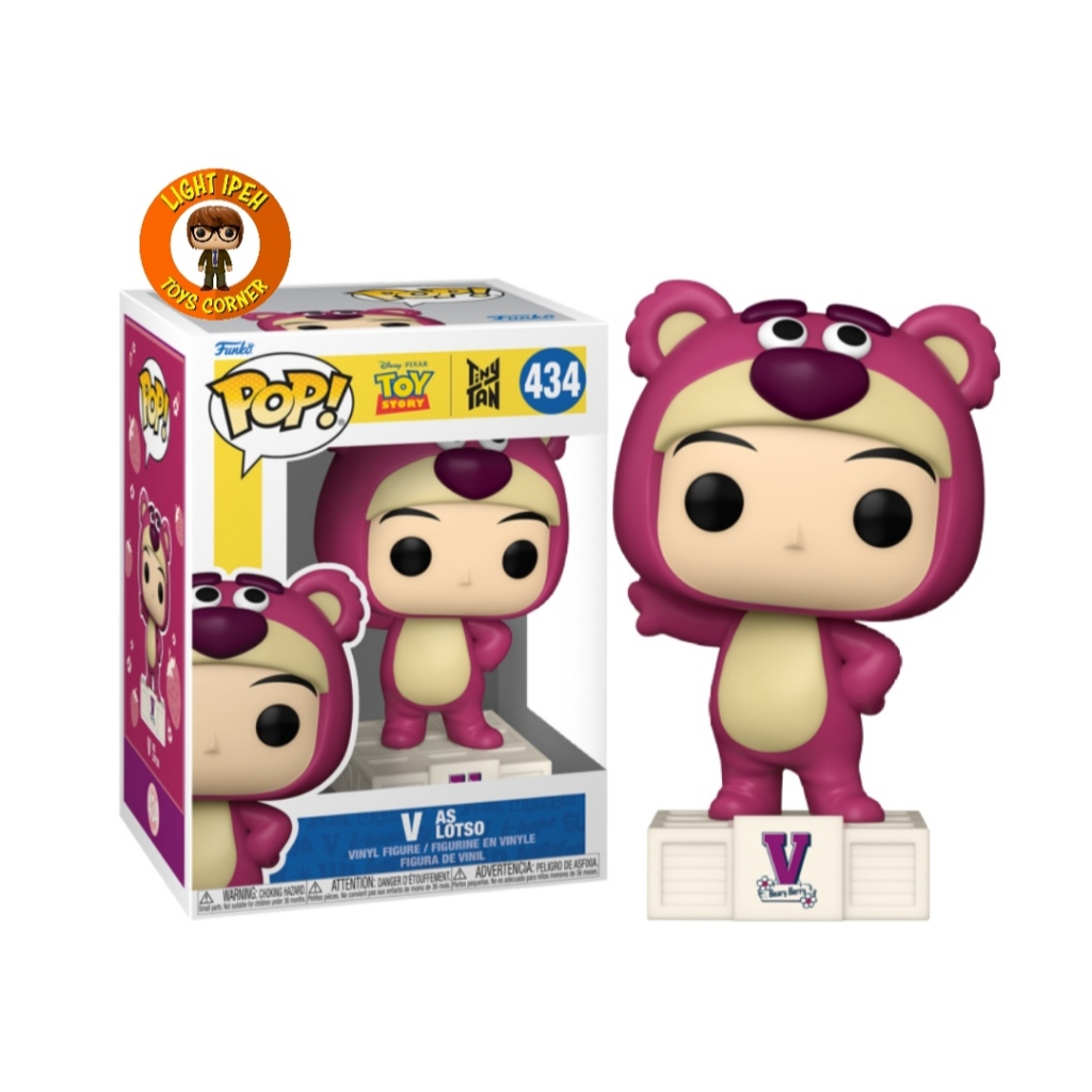 Jual Funko Pop Original Toy Story x TinyTan: BTS - V as Lotso | Shopee ...