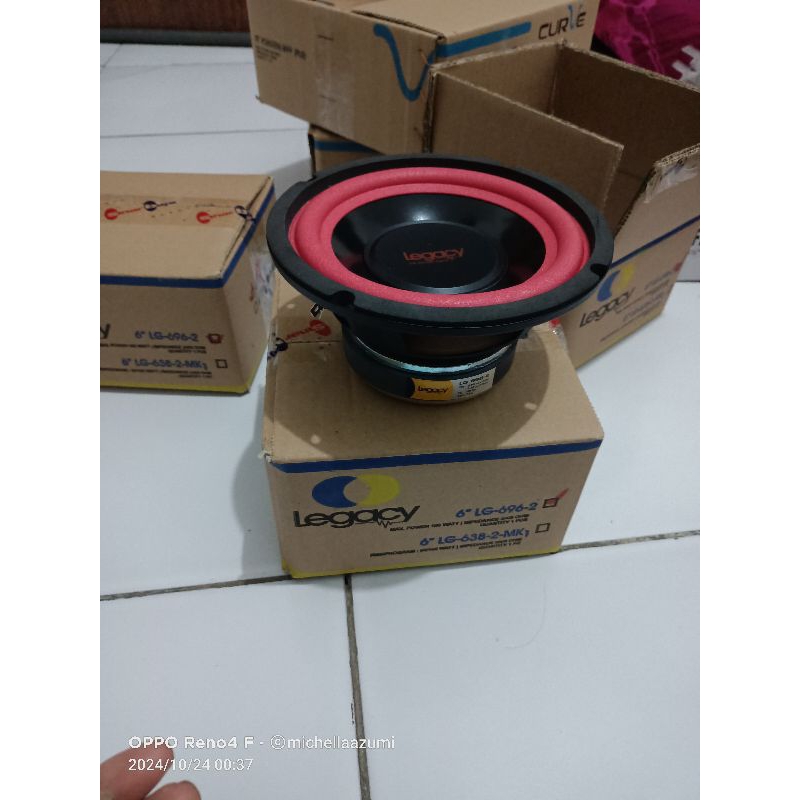 Jual speaker legacy 6 inch type LG-696 Doble coil woofer | Shopee Indonesia