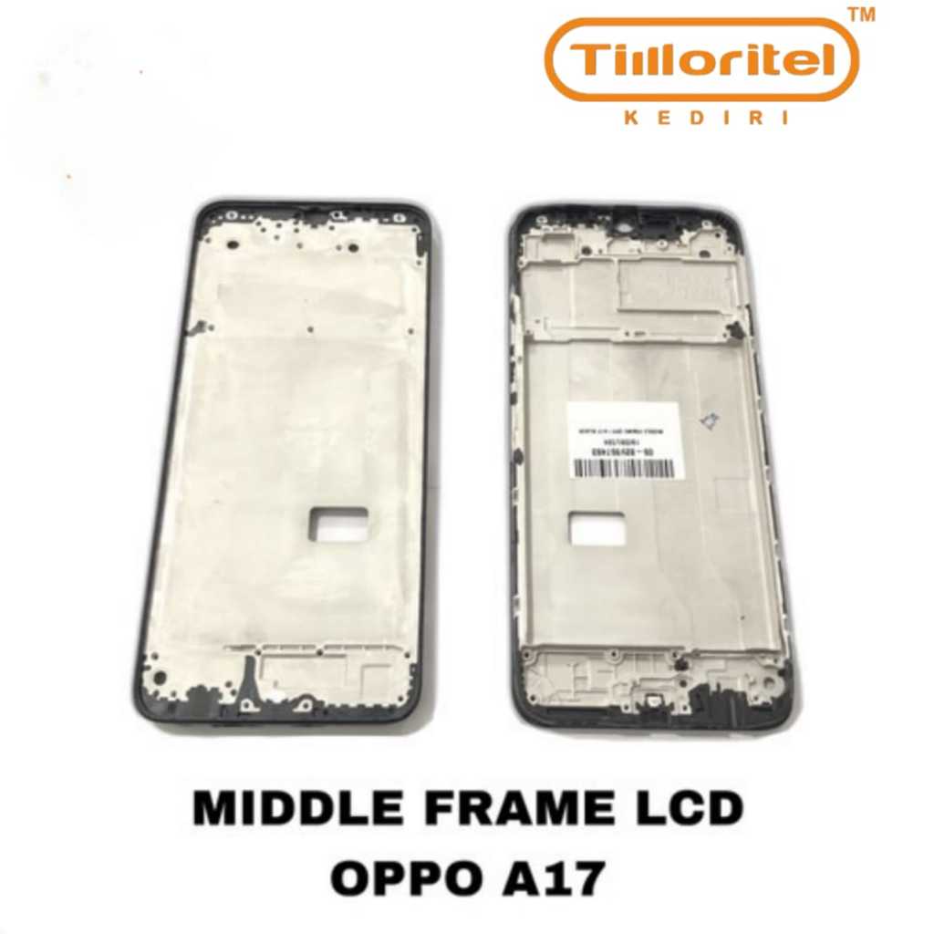 Jual MIDDLE FRAME OPPO A17 BLACK | Shopee Indonesia