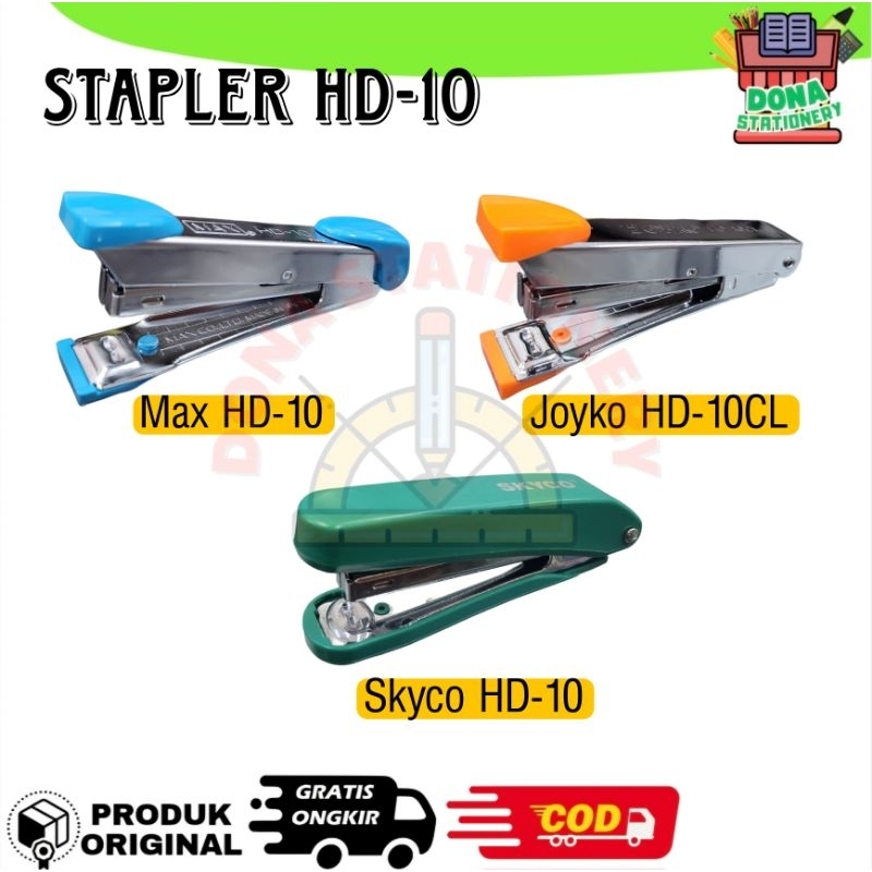 Jual STAPLER MAX HD-10 | STAPLER JOYKO HD-10CL | STAPLER SKYCO HD-10 | STAPLES MURAH | STAPLER ...