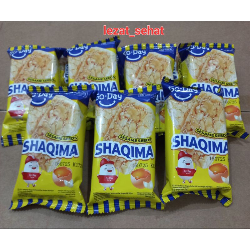 Jual ( Paket isi 10pcs ) Shaqima Snack Go Day 28gram | Shopee Indonesia