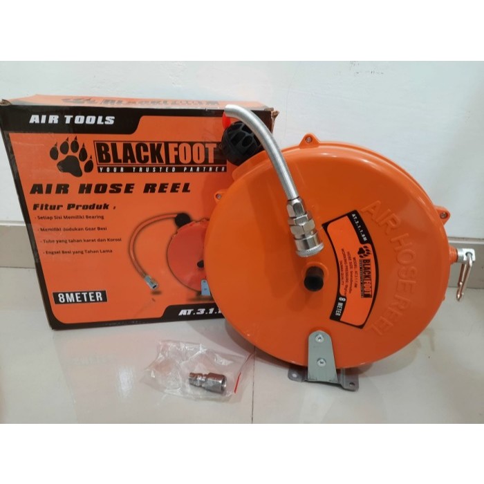 Jual Blackfoot Air Hose Reel 8 Meter Selang Angin Kompresor Gantung ...
