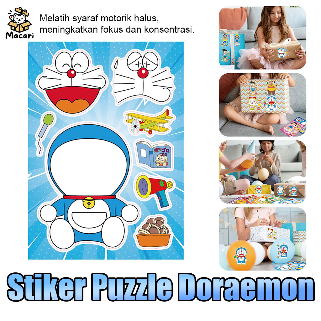 Jual [ DORAEMON ] DIY Stiker Anak DORAEMON / DIY Stiker Hias DORAEMON ...