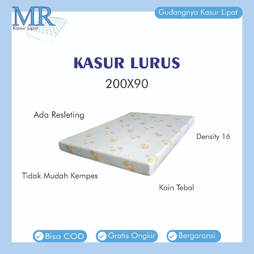 Jual Kasur Lurus Single Tebal 20 cm Ukuran 90 x 200 cm l Kasur Busa ...