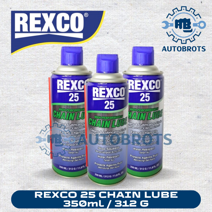Jual REXCO 25 Chain Lube 350ml (312 G) / Pelumas Rantai | Shopee Indonesia
