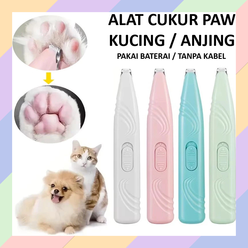 Jual FH75 Alat Cukur PAW KUCING ANJING Baterai TANPA KABEL Trimmer Bulu ...