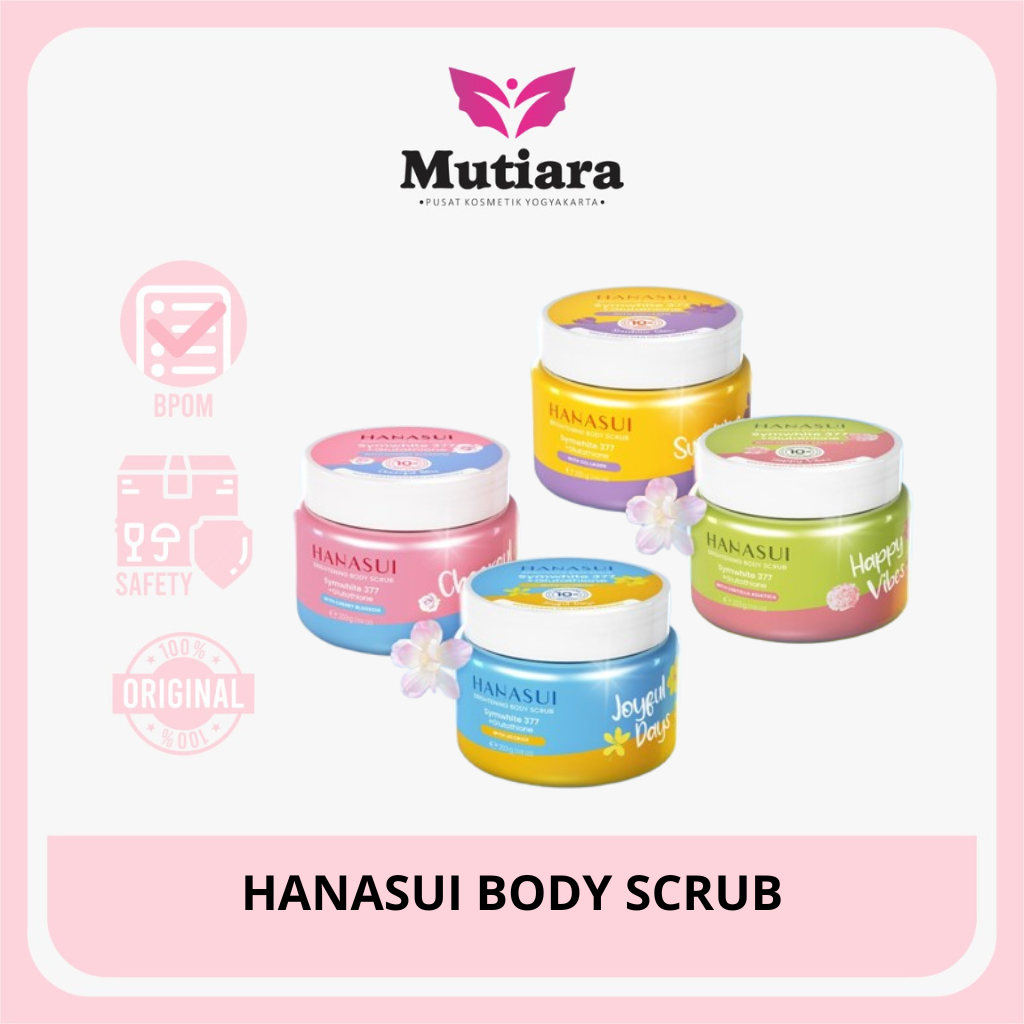 Jual HANASUI BODY SCRUB 200GR | Shopee Indonesia