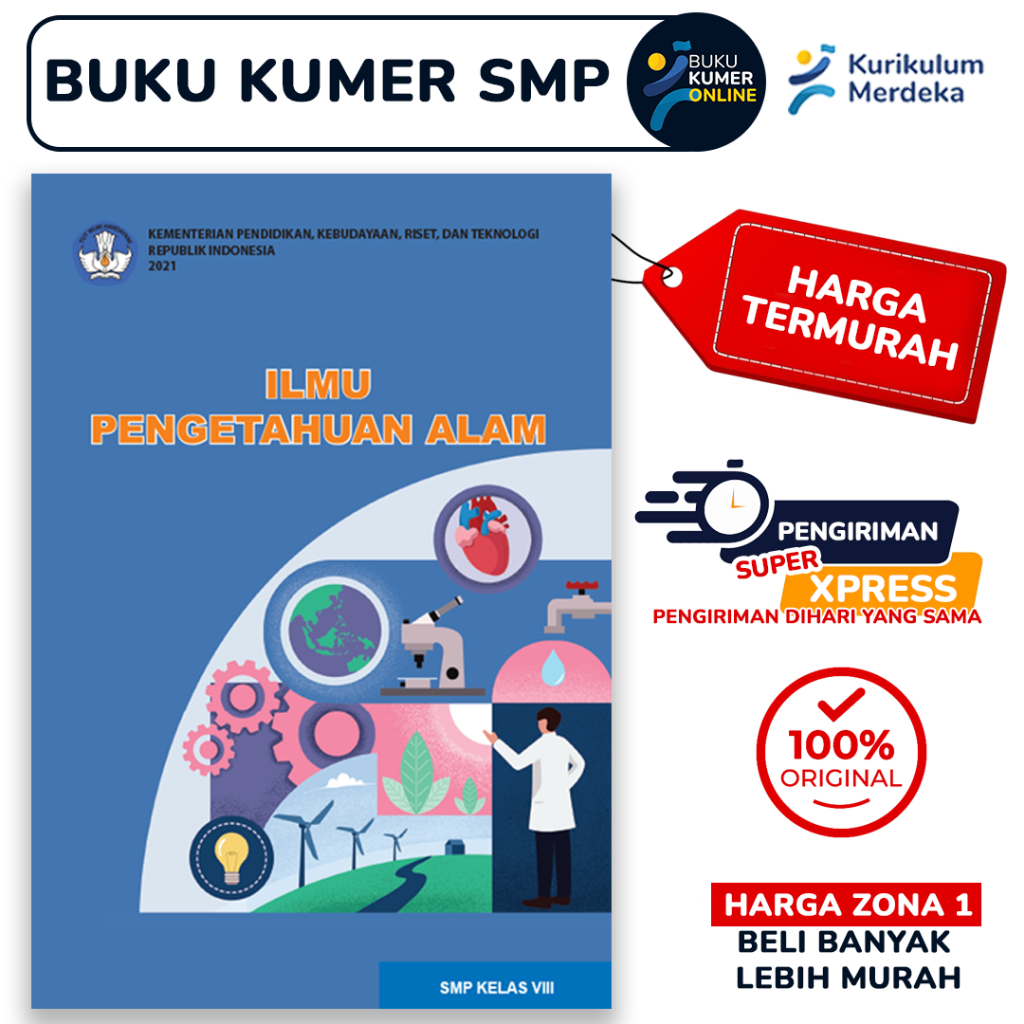 Jual Buku IPA Kelas 8 SMP - Kumer Paket Siswa - Kurikulum Merdeka | Shopee Indonesia