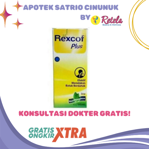 Jual Rexcof Plus Ppermint Syrup 60ml/Bromhexine/Batuk Berdahak | Shopee ...