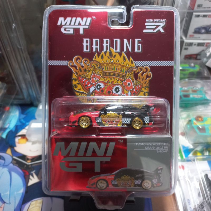Jual Mini GT Mizu Diecast Nissan GTR 35 LBWK Barong | Shopee Indonesia