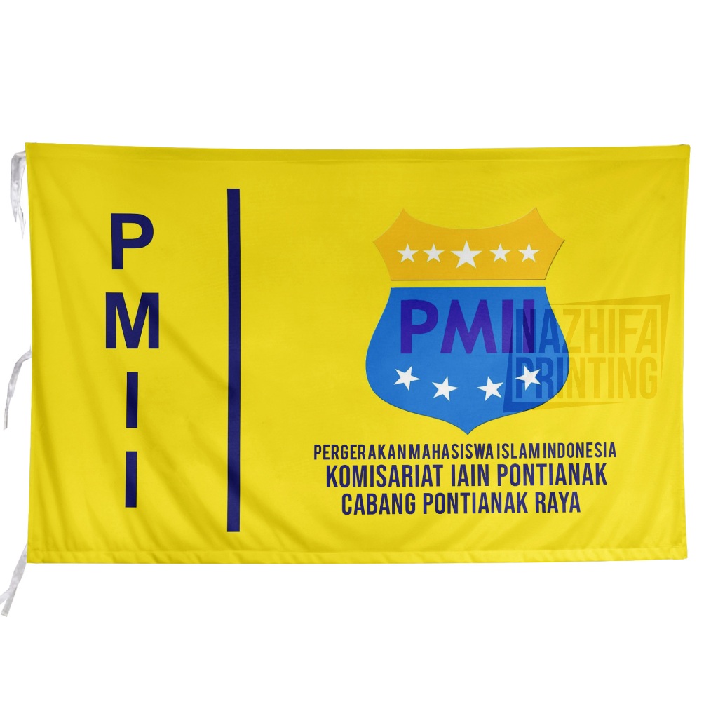 Jual Nazhifa Printing - Bendera PMII ( Custom tulisan Kotamu ...