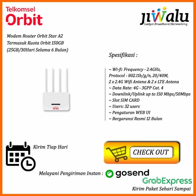 Jual Modem Router wifi Orbit A2 | Shopee Indonesia