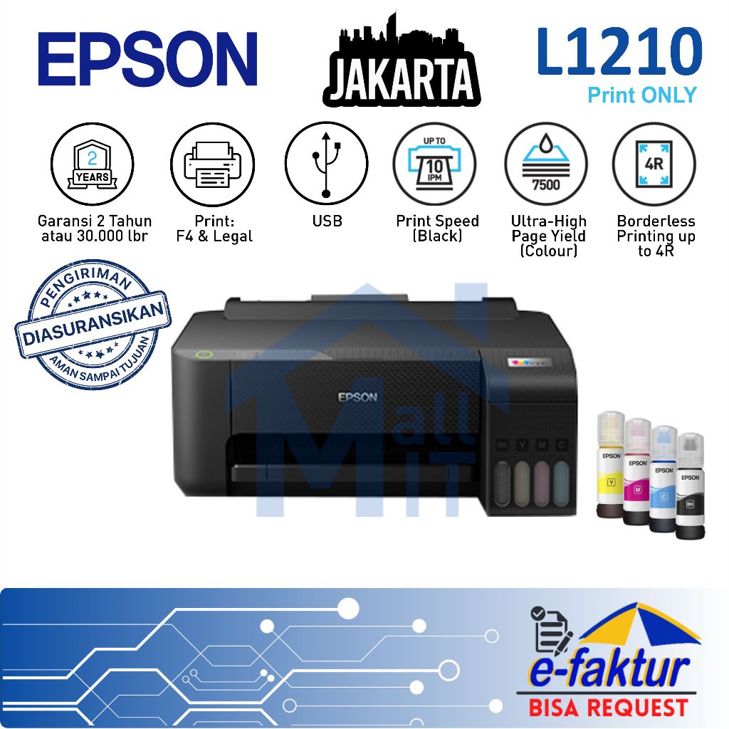 Jual MALLIT EPSON Printer Epson L1210 L-1210 L 1210 pengganti L1110 L ...