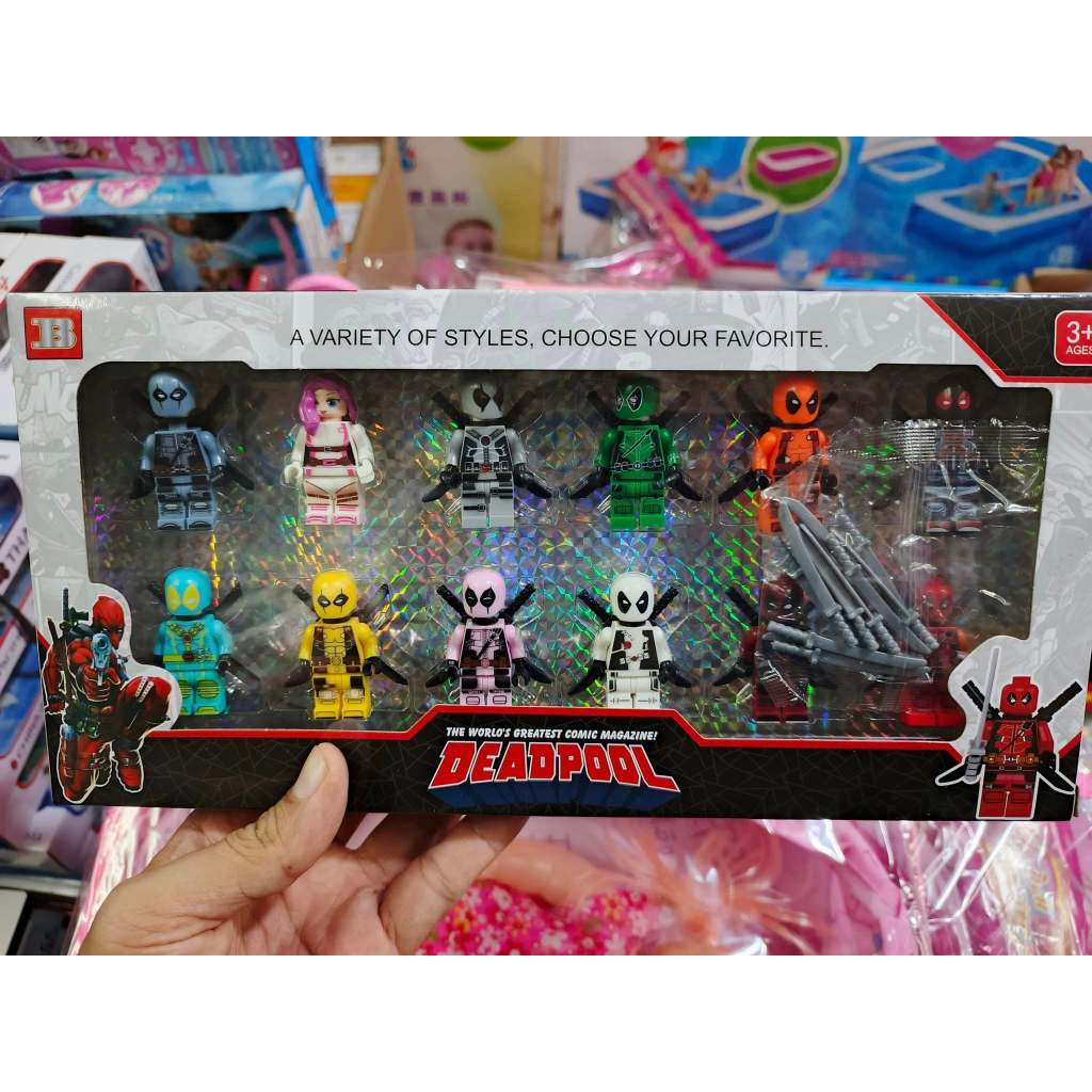 Jual MAINAN ANAK ACTION FIGURE MINIFIGURE DEADPOOL BRICKS MINI FIGURE ...