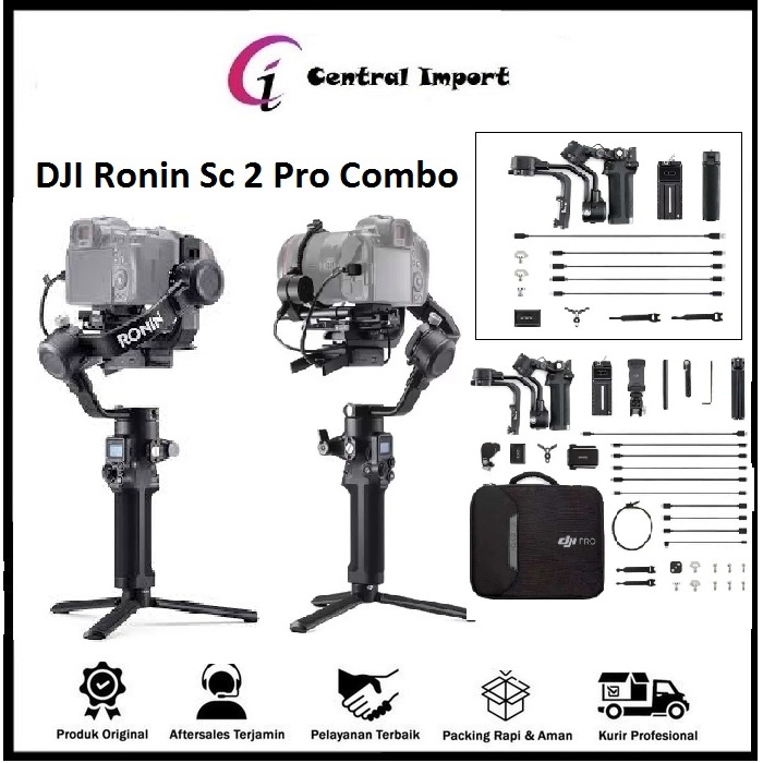 Jual DJI RONIN SC 2 PRO COMBO - RSC 2 Pro Combo GIMBAL Original Garansi ...