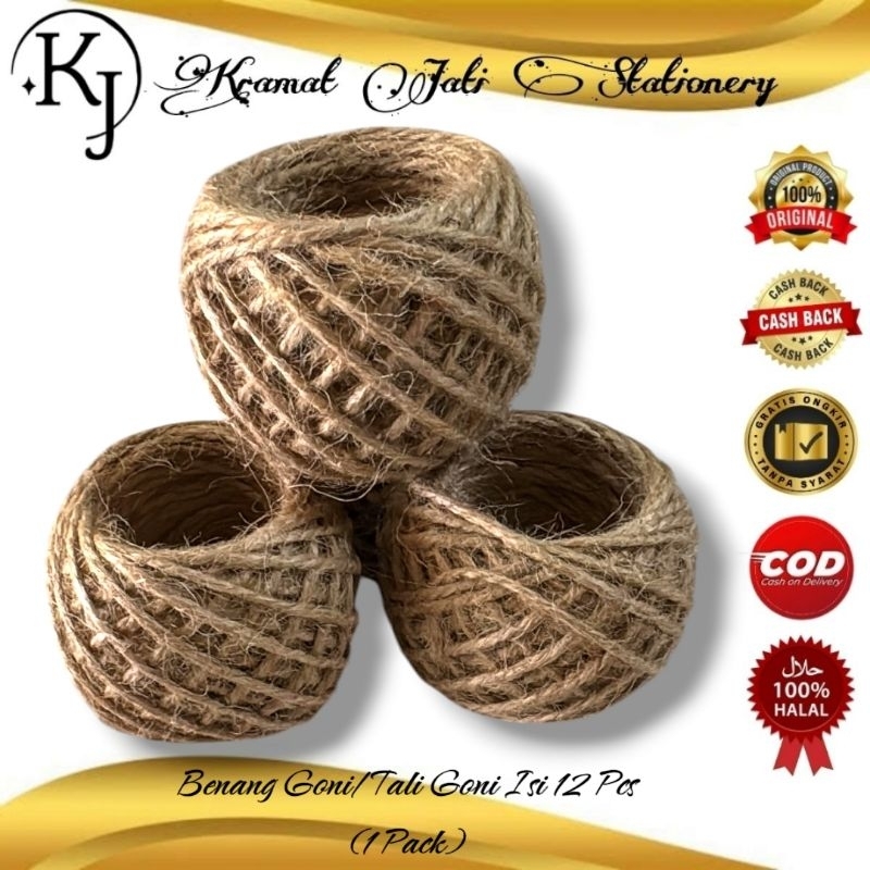 Jual Benang Goni/Tali Goni Isi 12 Pcs (1 Pack) | Shopee Indonesia