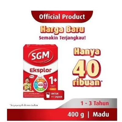 Jual Sgm Eksplor 1+ Pro-Gressmaxx Susu Pertumbuhan 400G | Shopee Indonesia