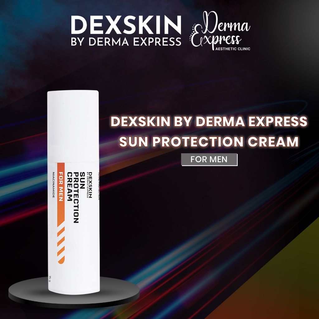 Jual DEXSKIN BY DERMA EXPRESS Sun Protection Cream For Men | Shopee ...