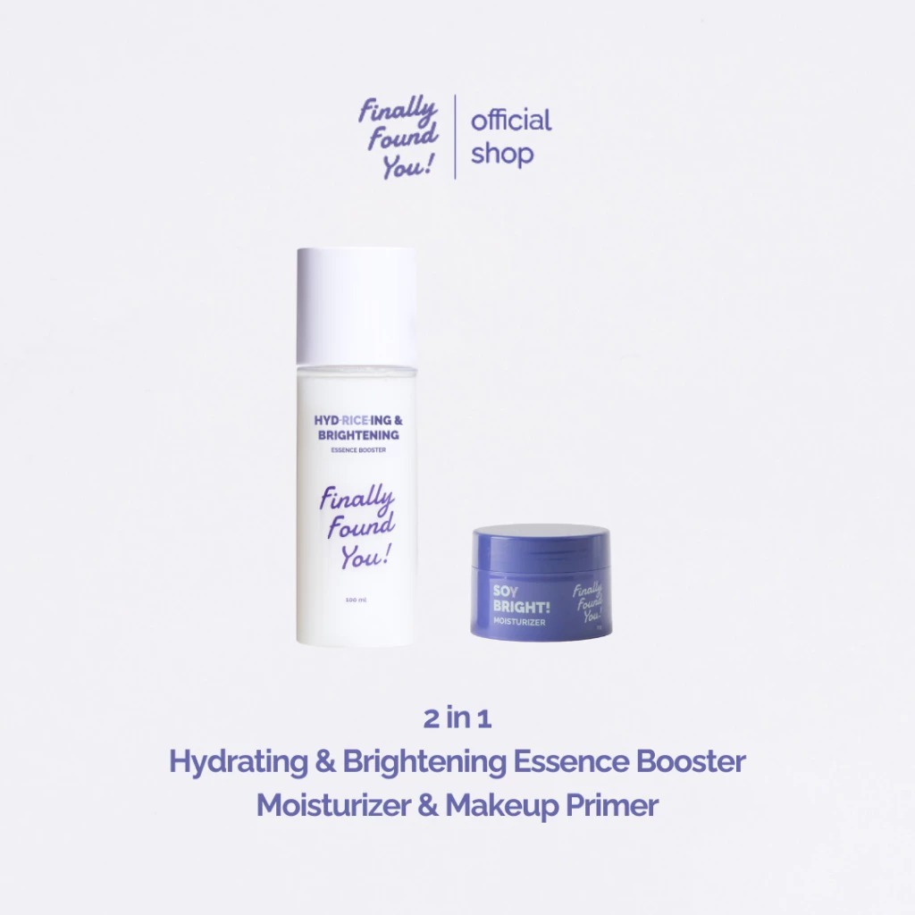 Jual Finally Found You Bundle Soy Bright Moisturizer 30gr & Hydriceing ...