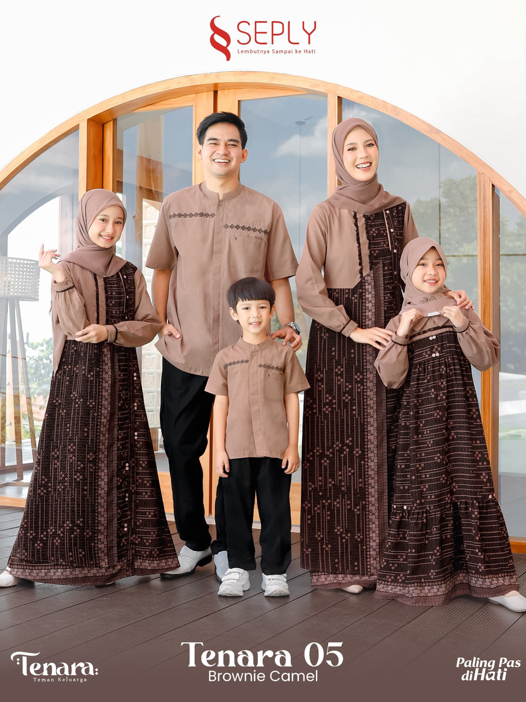 Jual Tenara 05 Brownie Camel Sarimbit Keluarga Seply Best Seller 2025 ...