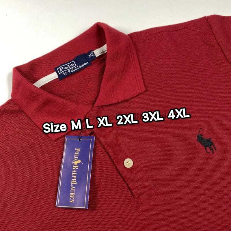 Jual Kaos Kerah Polo Shirt polos Pria Maroon | Baju Kaos Polo Jumbo ...