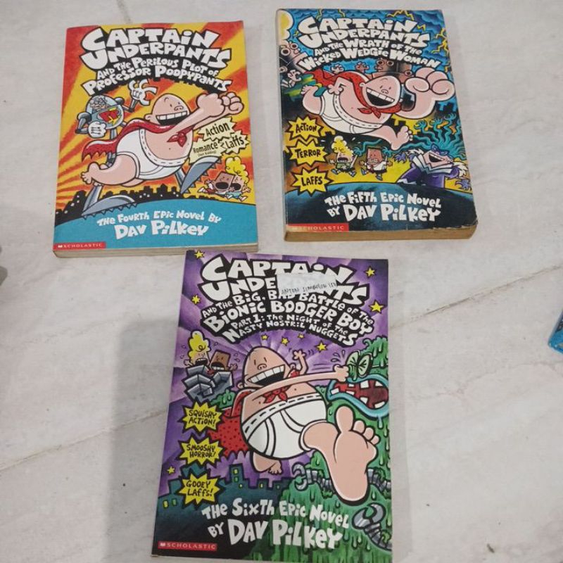 Jual BUKU Captain Underpants dan The Perilous Professor Poop Pants ...