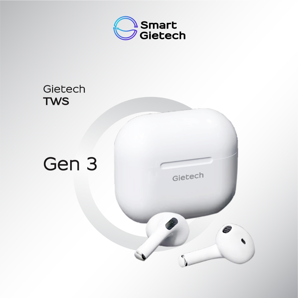 Jual Gietech Gen 3 TWS Wireless Bluetooth | H1 Chip | Free Case | MagSafe Charging Case | Shopee ...