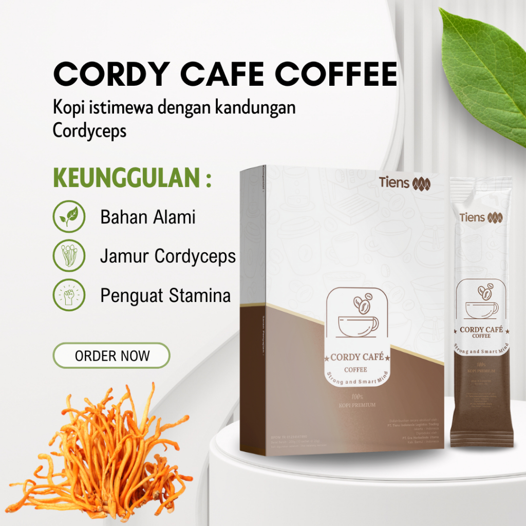 Jual Tiens Cordy Cafe - Kopi Sehat Cordyceps & Ginseng - Energi ...