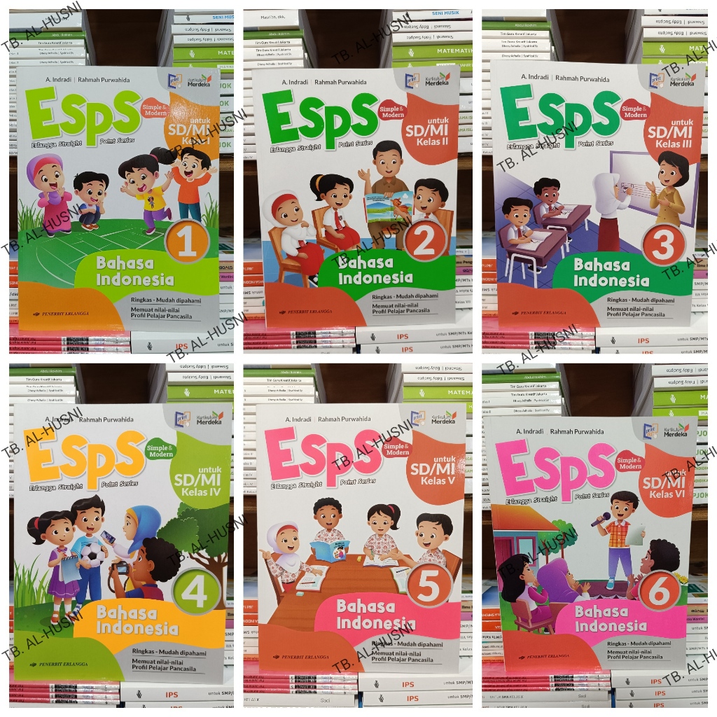 Jual Buku Original ESPS Bhs Indonesia SD/MI Kls 1,2,3,4,5,6 KURIKULUM MERDEKA ERLANGGA | Shopee ...