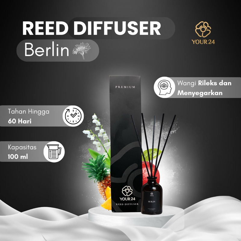 Jual Your24 Premium Reed Diffuser 100ml - Pengharum Ruangan Aroma ...