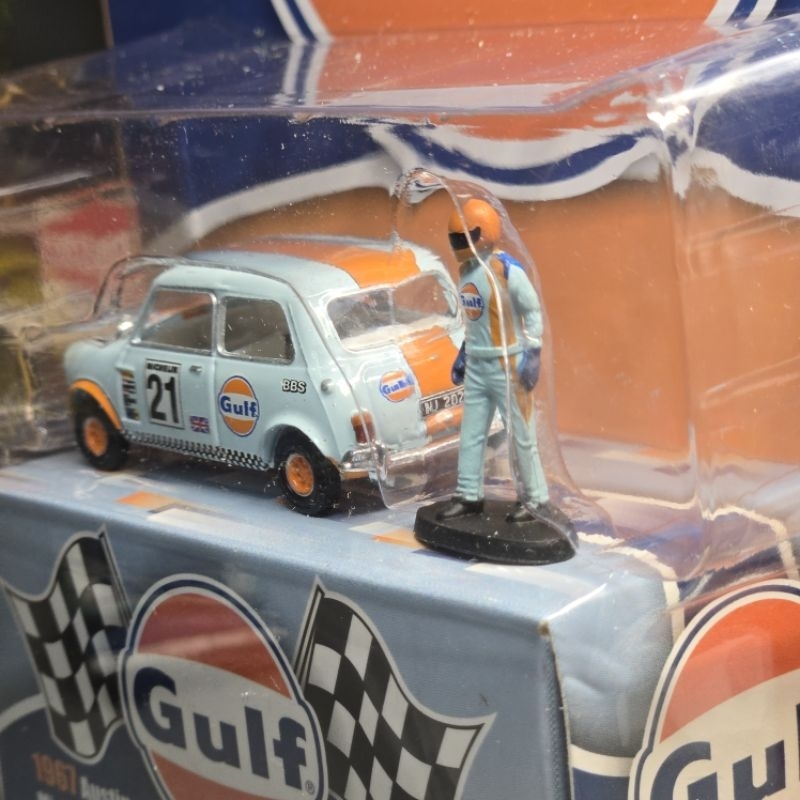 Jual Greenlight 1/64 Mini Cooper Gulf + Figure | Shopee Indonesia