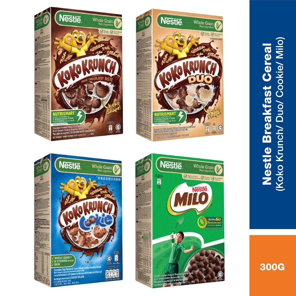 Jual Makanan Sereal / Cereal Snack 300 Gr Nestle Koko Krunch, Duo ...