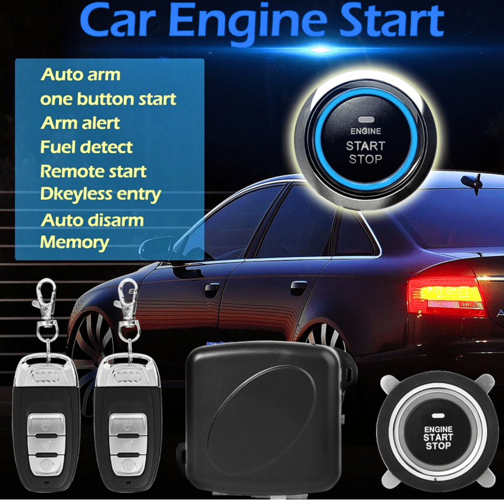 Jual PUSAT Push Start Stop engine mobil universal System Keamanan ...
