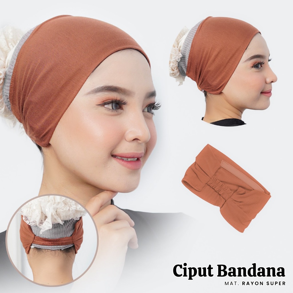 Jual AlzenaAlzeta - CIPUT BANDANA PITA || CIPUT HIJAB BANDO || INNER ...