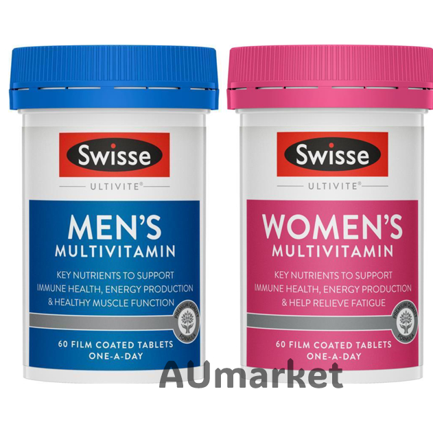 Jual Swisse Women’s and Men's Ultivite Multivitamin Multi vitamin Isi 60 tablet | Shopee Indonesia