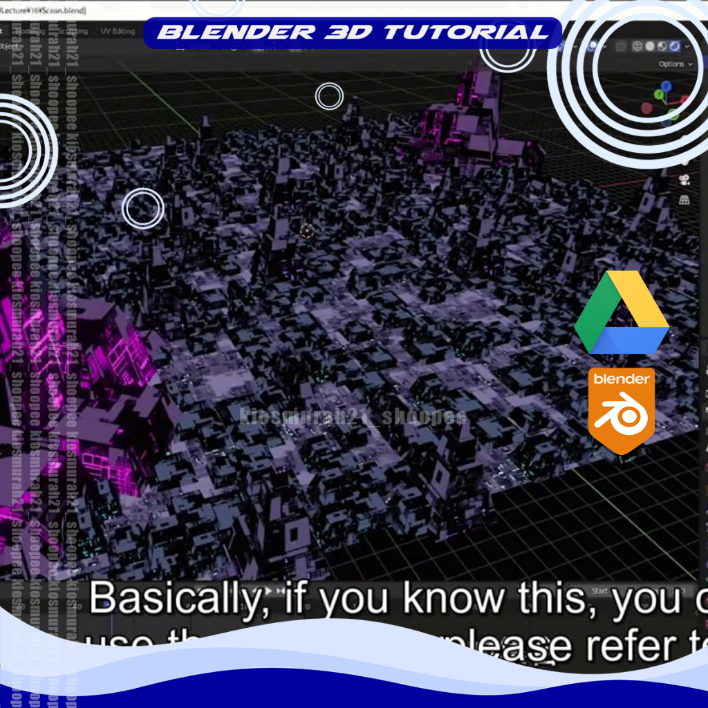 Jual Blender 3D Tutorial Creating Stunning VFX Animations with Blender ...