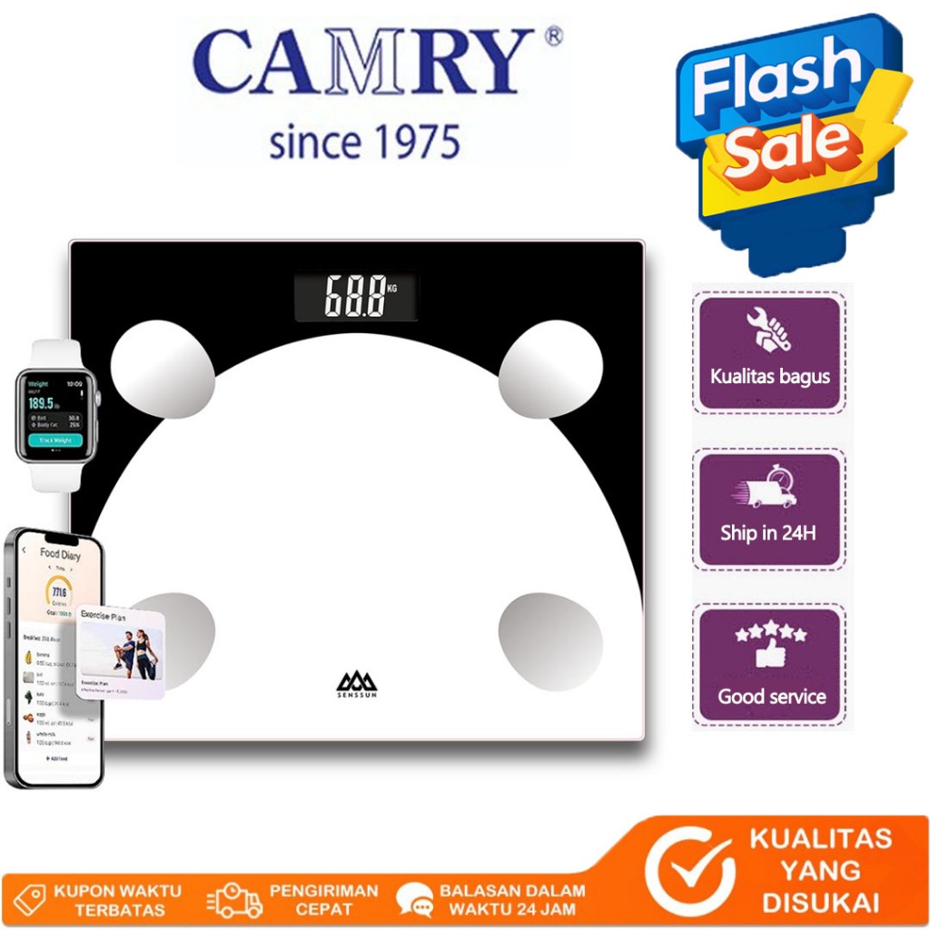 Jual camry timbangan badan digit, timbangan berat akurat, timbangan ...