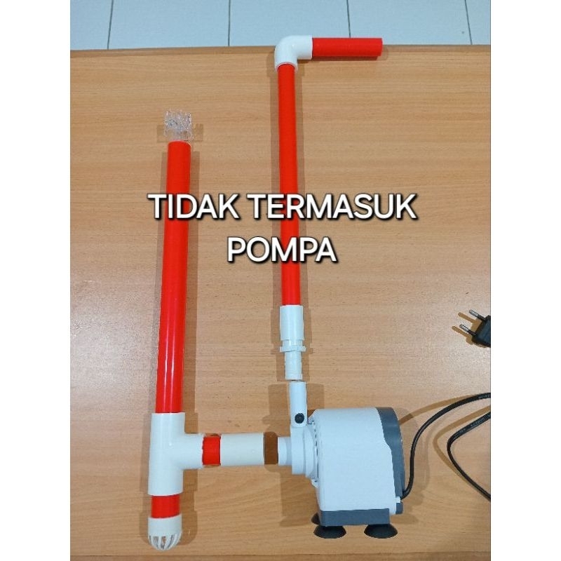 Jual skimmer set paket power head input tanpa pompa 25mm tinggi 30cm ...