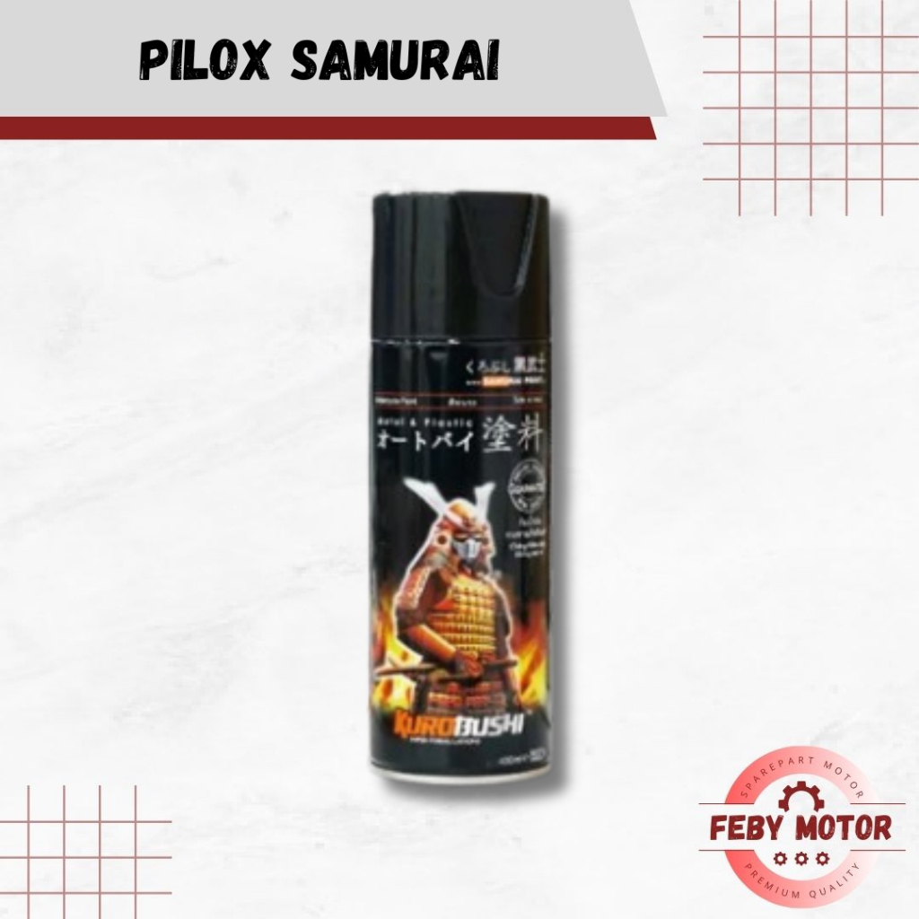 Jual SAMURAI Spray Pilok || Pilox Pilok Kurobushi Berbagai Macam Warna ...