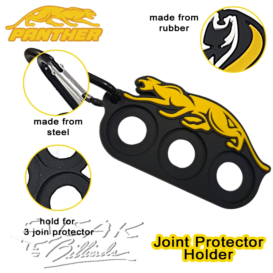 Jual Panther Joint Protector Holder 3 JP Cue - Rubber Billiard Pool ...