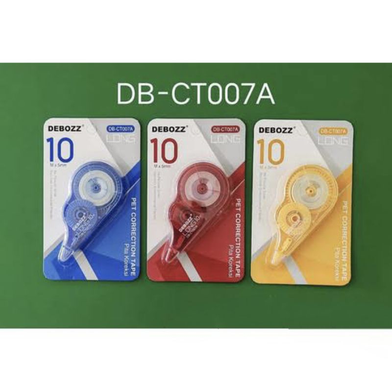 Jual CORRECTION TAPE DEBOZZ TIP EX ROLL CT 007A ( PCS ) | Shopee Indonesia